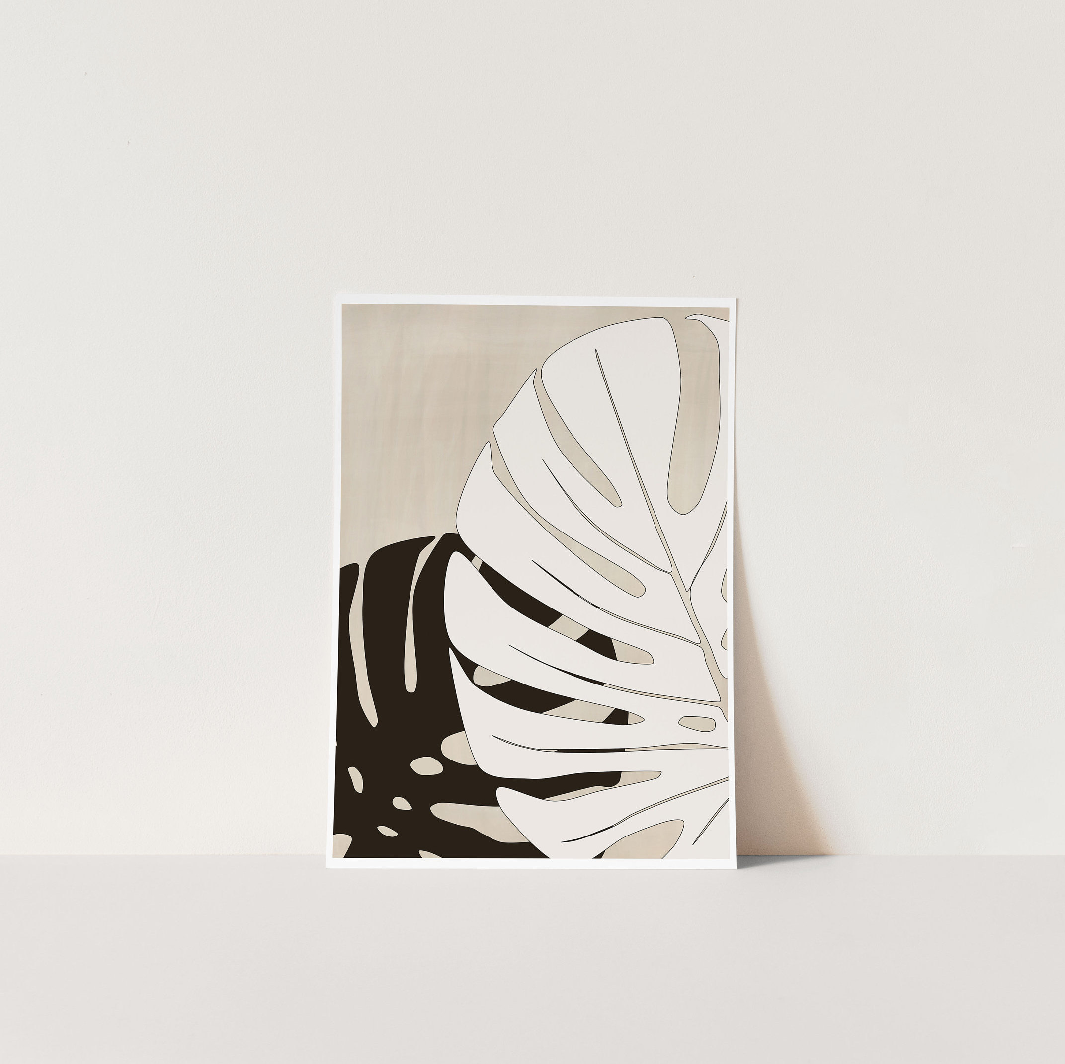 Monstera Print,botanical Wall Art,leaf Printable Wall Art,botany Print ...