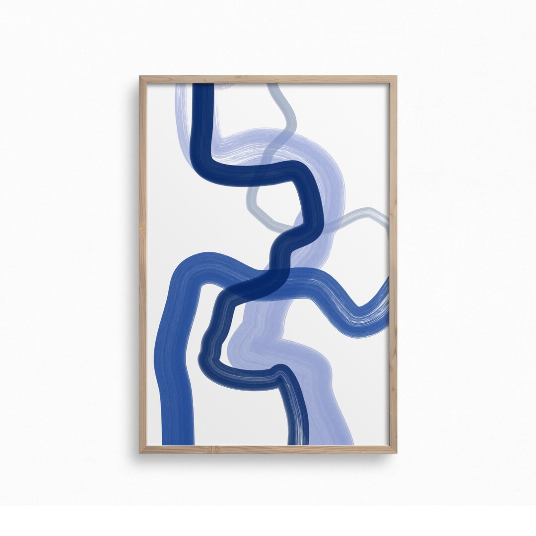Abstract Printable Art,downloadable Minimal Painting,brush Stokes Art ...