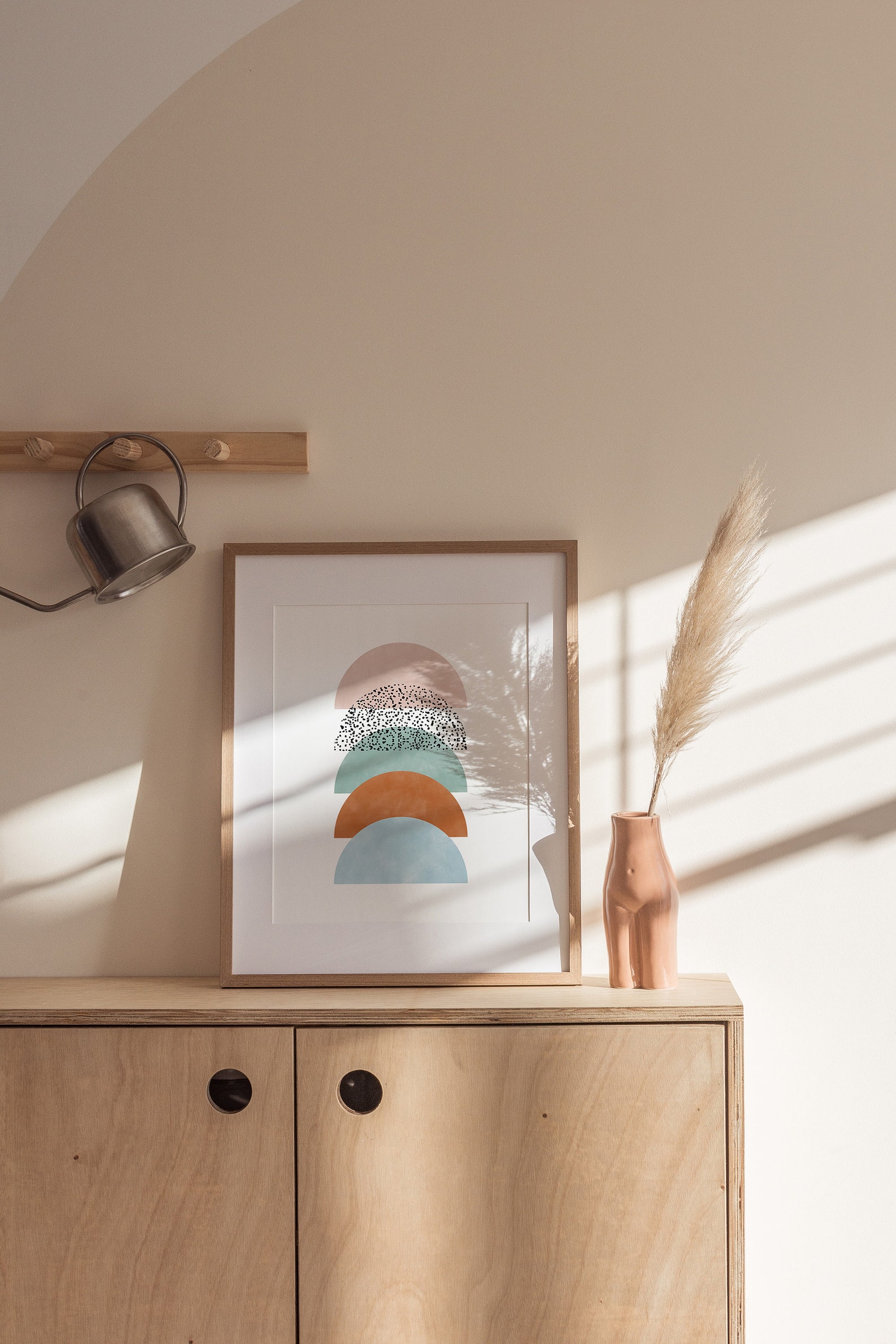 Semi Circle Printable Artdownloadable Geometric Art - Etsy