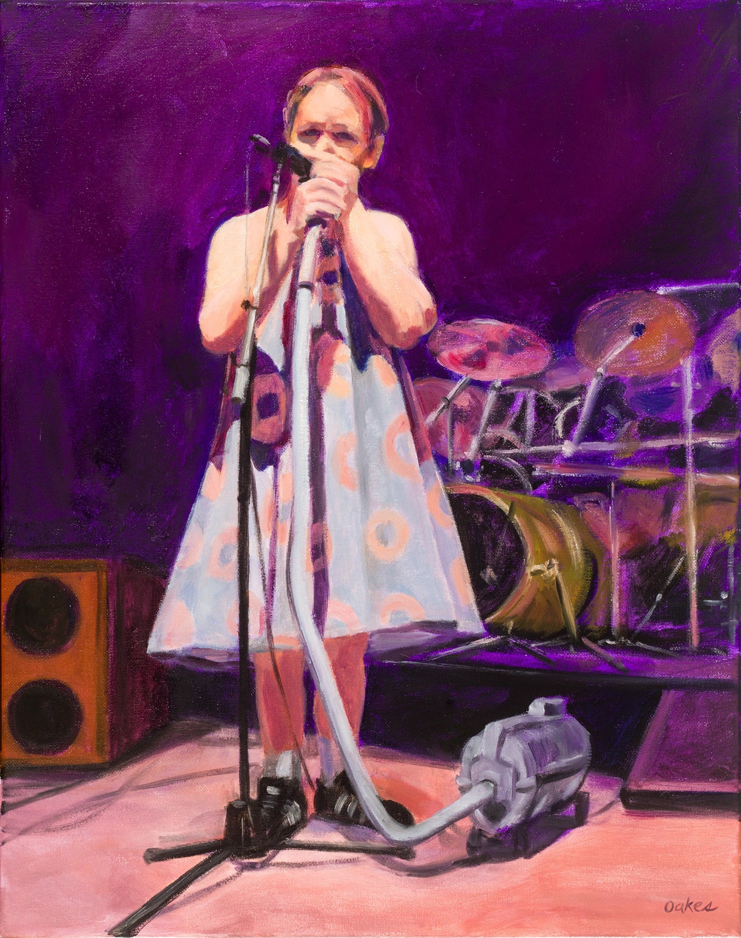 Original Oil Painting of Phish Drummer Jon Fishman - Etsy