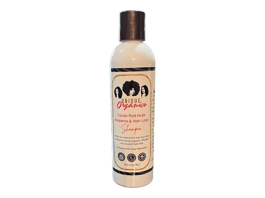 Cacao Pod Husk Alopecia Shampoo Infused With Saw Palmetto, Hair Loss ...