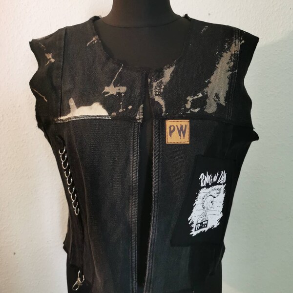 Punk Vest - Etsy