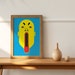 Chinese Man, Pop-art Printable Illustration, Print, Home Decor - Etsy