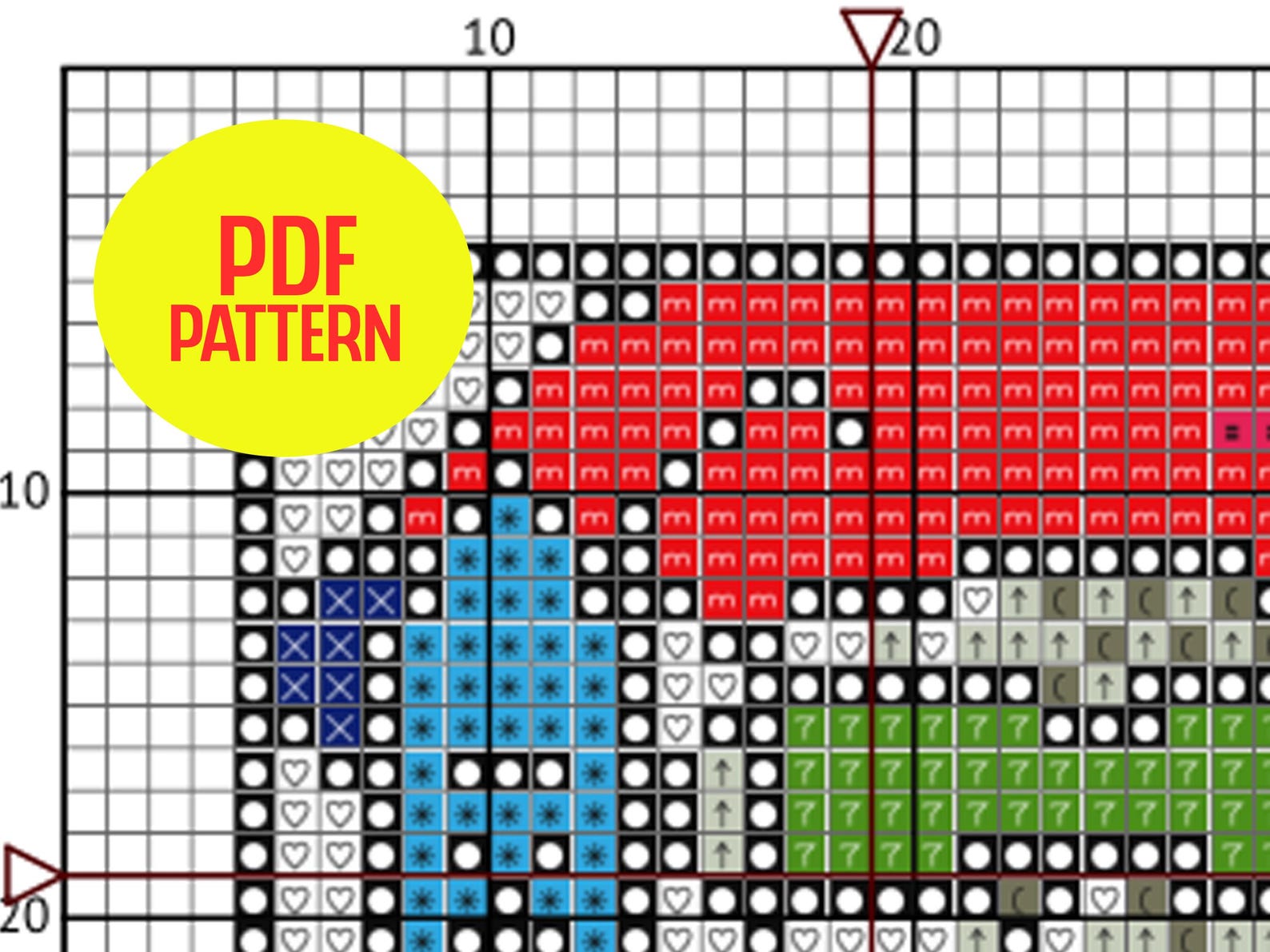 Ski, Cross Stitch Pattern, Digital File, Instant Download - Etsy