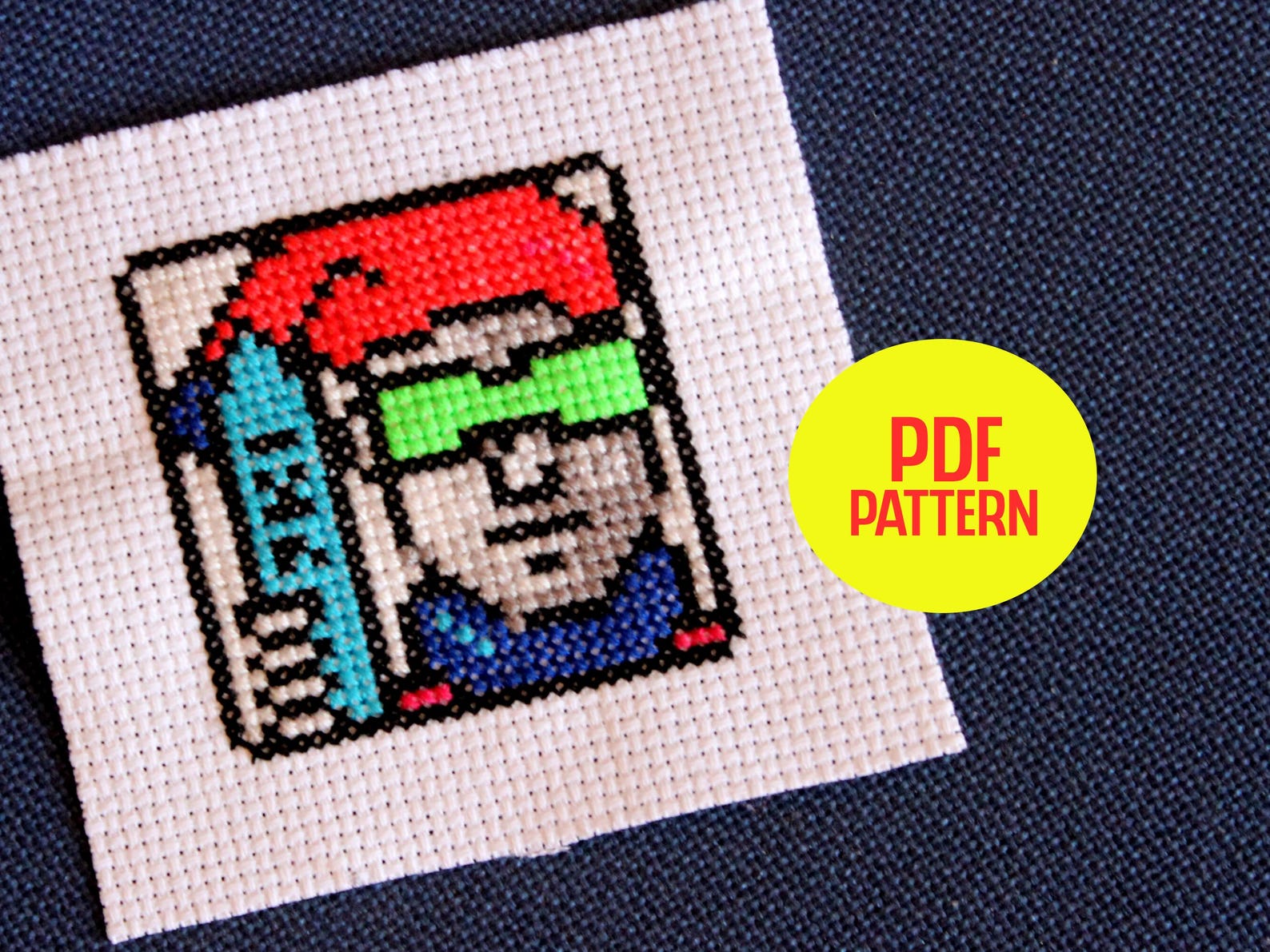Ski, Cross Stitch Pattern, Digital File, Instant Download - Etsy