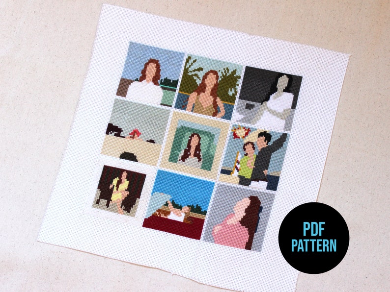 Lana Del Rey Album Covers, Cross Stitch Pattern, Digital File ONLY ...