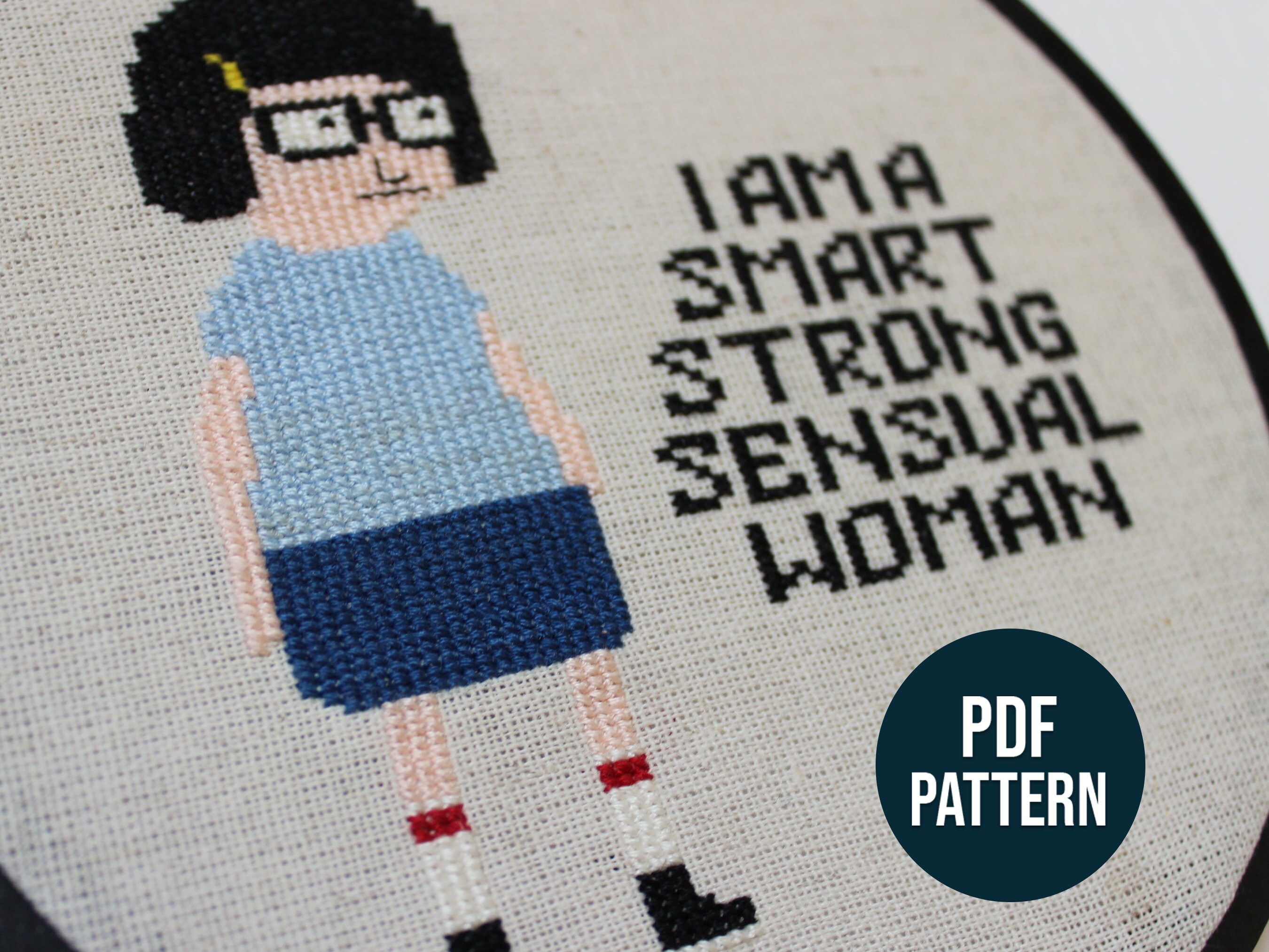 Tina, Smart Strong Sensual Woman, Cross Stitch Pattern, DIGITAL ...