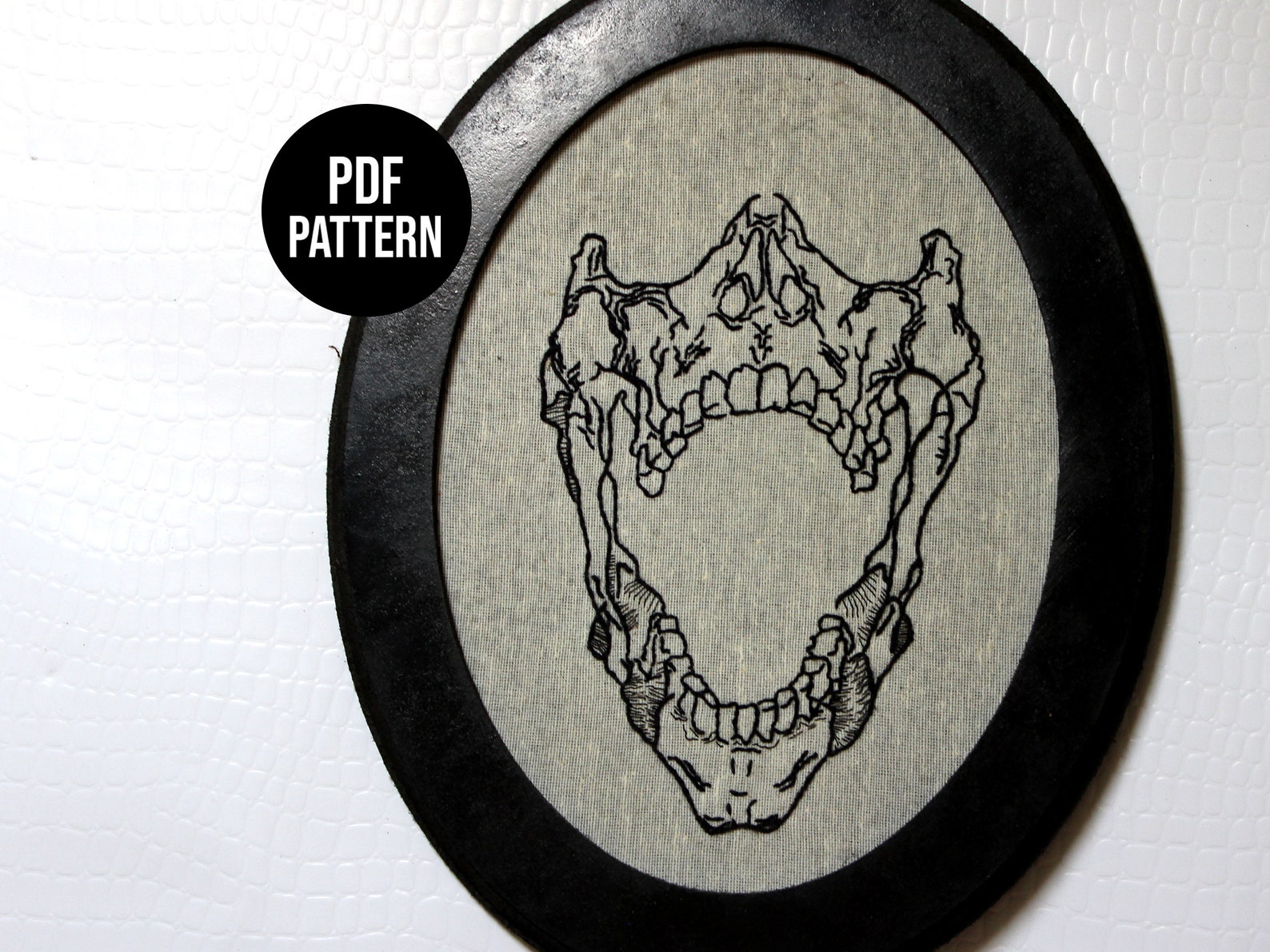 Skull, Embroidery Pattern, Digital PDF File, Instant Download - Etsy