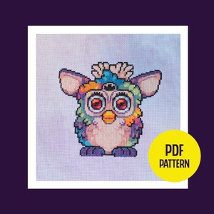 Furby, Cross Stitch Pattern, Digital File Only, Instant Download - Etsy