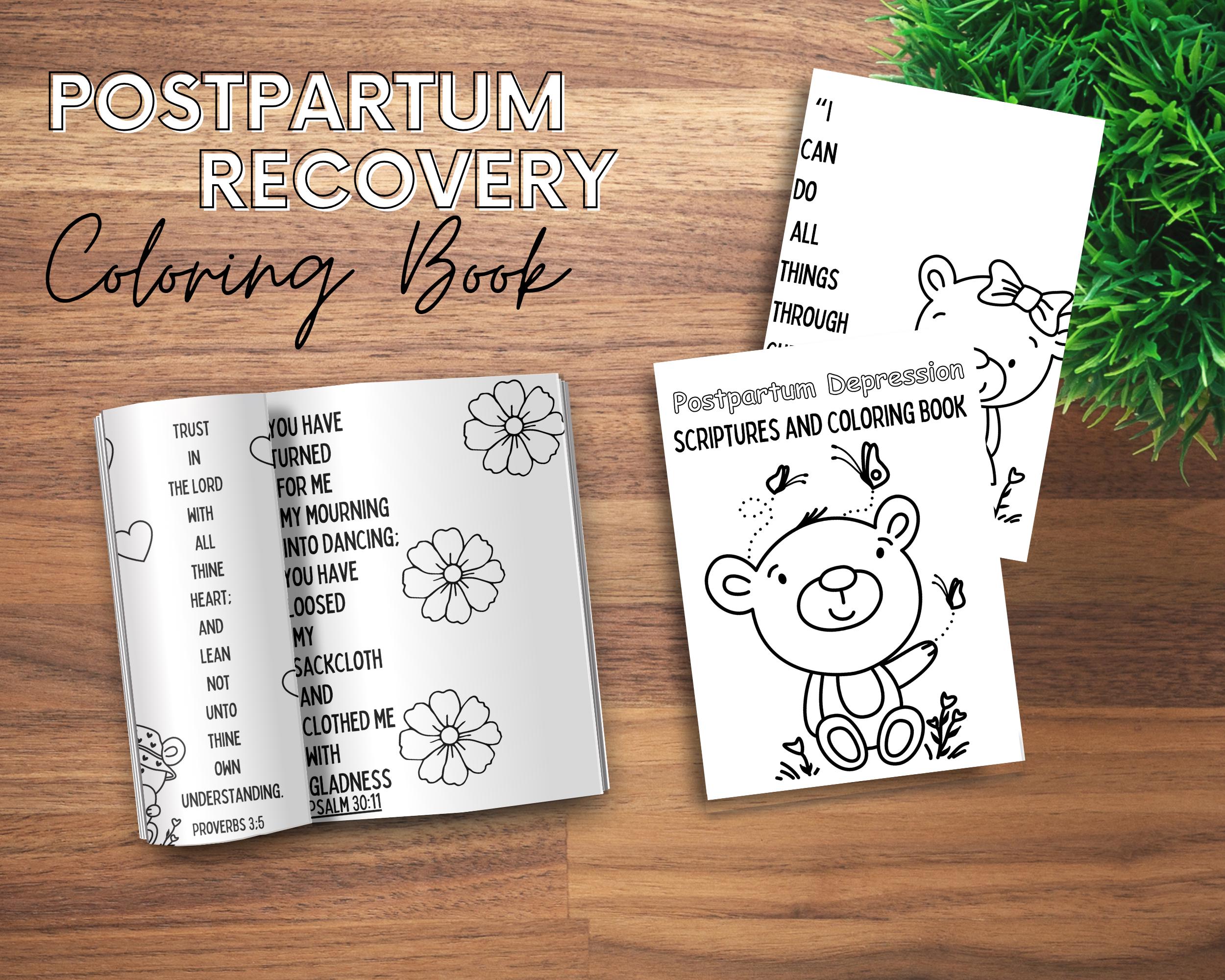 10 Postpartum Depression Scriptures & Coloring Pages for New Mothers ...