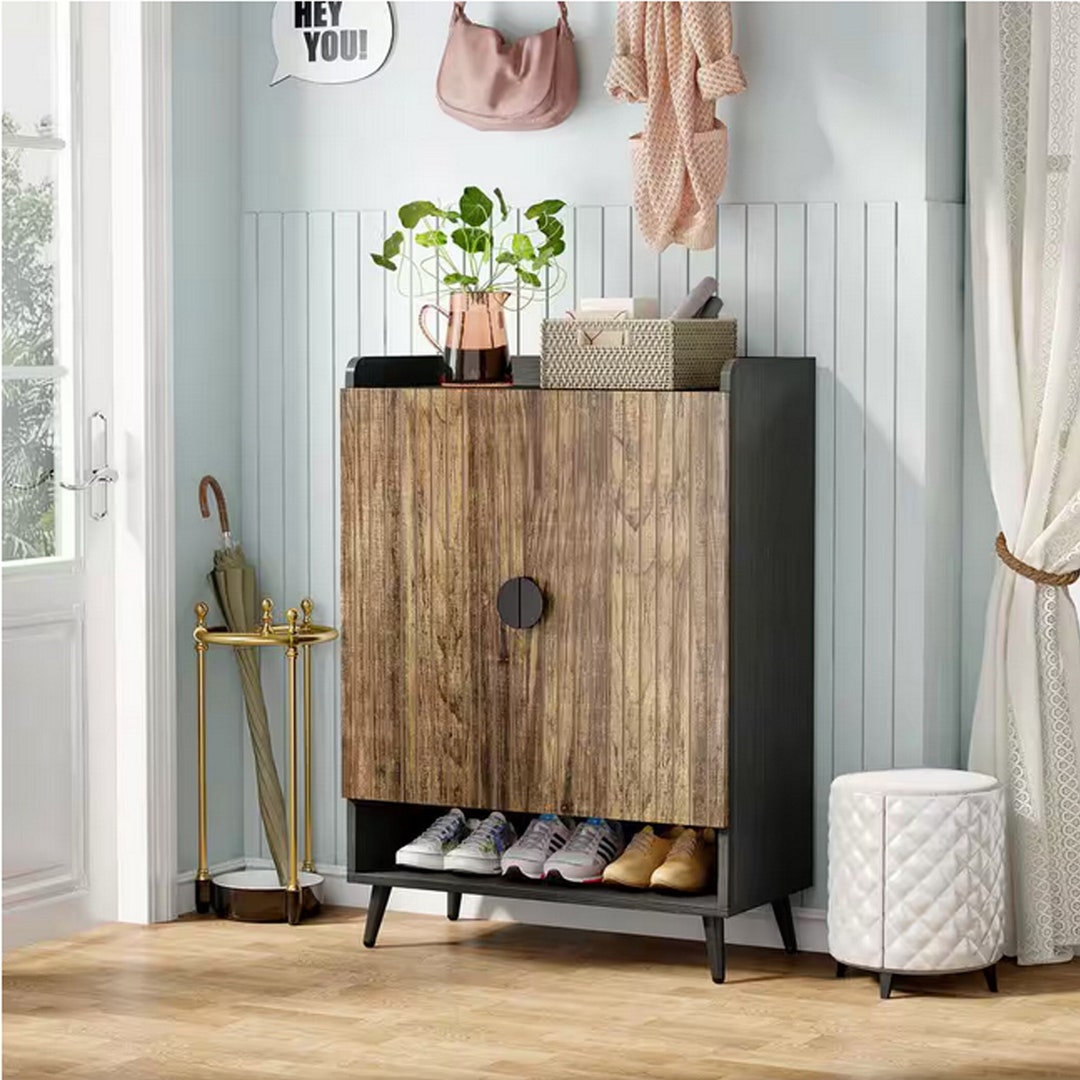 7 Tier Multi-purpose Shoe Shelf, 24-pair Shoe Organizer for Entryway ...
