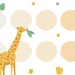 Printable GIRAFFE, Reward Chart,sticker Chart,instant Download ...