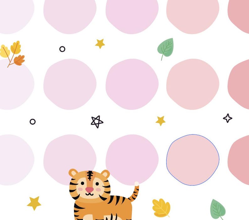 Printable TIGER, Reward Chart, Sticker Chart, Instant Download ...