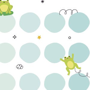 Printable FROG Reward Chart, Sticker Chart,instant Download Behaviour ...