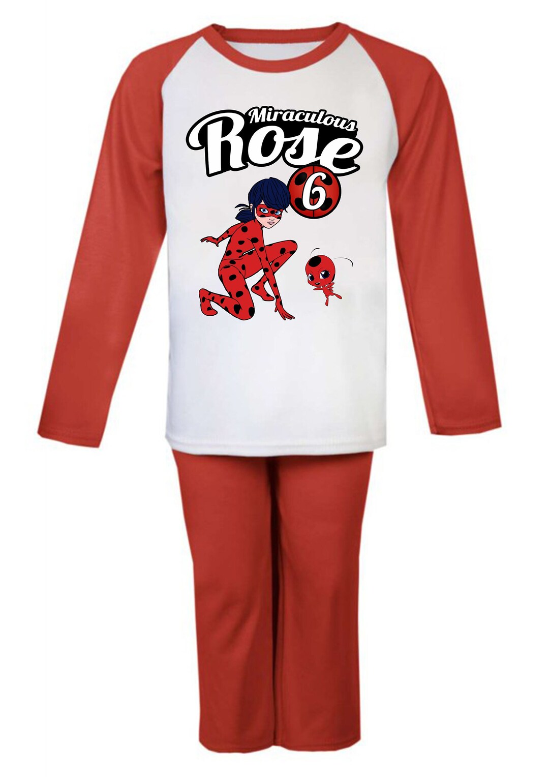 PERSONALISED Miraculous Ladybug Birthday Pyjamas - Etsy