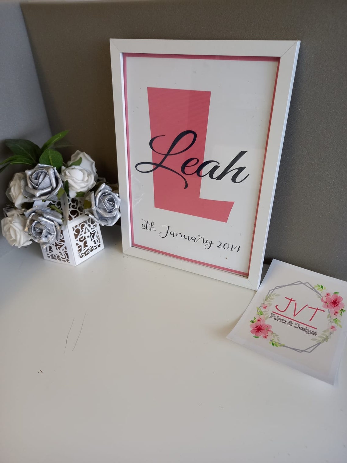 Name Initials Personalised Print Wallart Name Wall Art - Etsy