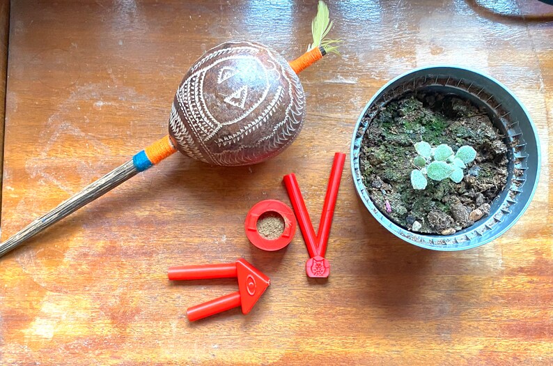 Kuripe Pipe With Customised Design 3D Printed Self Rapé Snuff ...