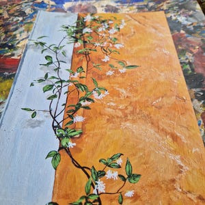Vines Growing on a Wall A4 Glicee Fine Art Acrylic Painting Print - Etsy