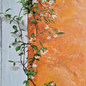 Vines Growing on a Wall A4 Glicee Fine Art Acrylic Painting Print - Etsy