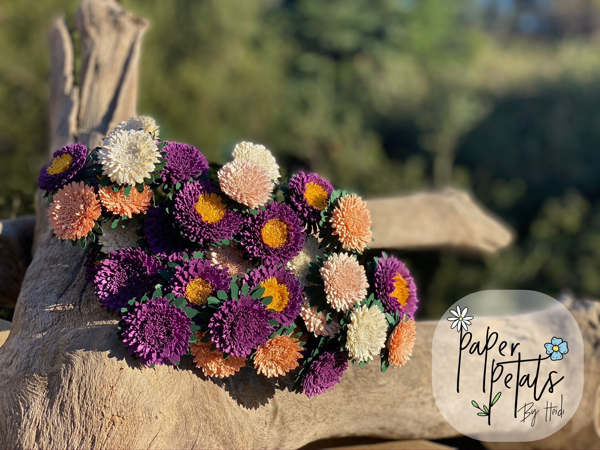 Aster, Aster Matsumoto, SVG, Make Your Own Paper Flowers, Includes SVG ...