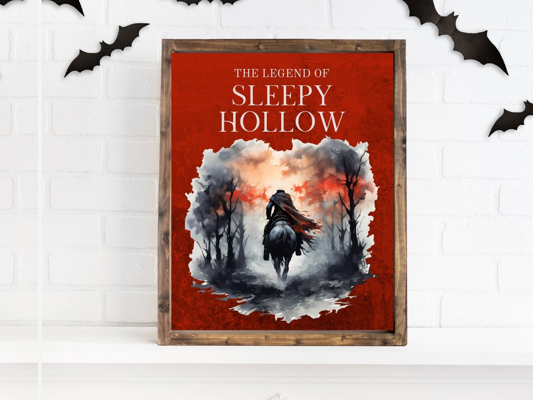 The Legend of Sleepy Hollow | Halloween Book Page Print | Printable ...