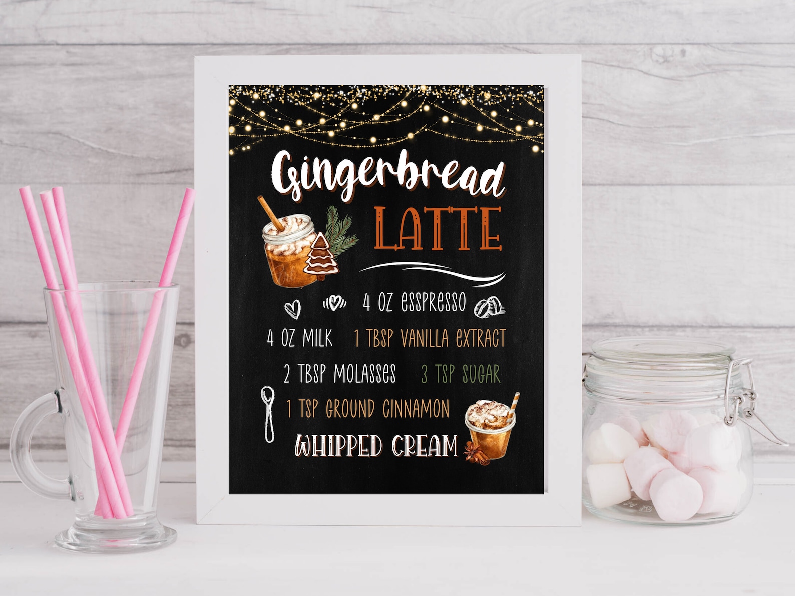Pumpkin Spice Sign Fall Coffee Bar Sign Hot Cocoa Sign - Etsy