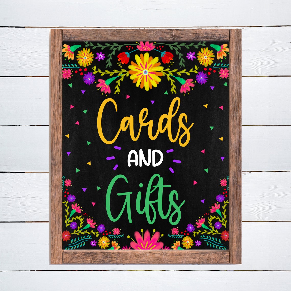 Cards and Gifts Sign | Fiesta Theme Party | Fiesta Bridal Shower ...