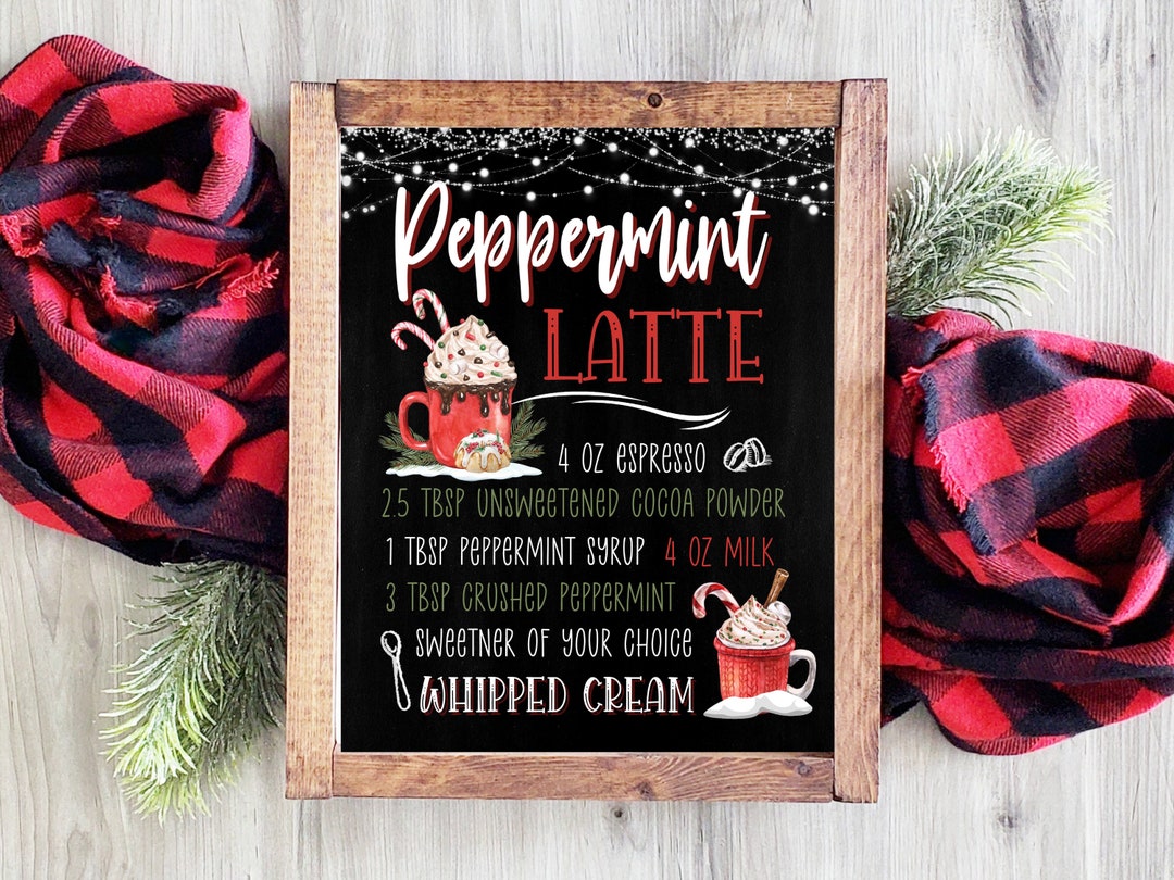 Christmas Coffee Bar Sign | Hot Cocoa Sign | Hot Chocolate Sign ...