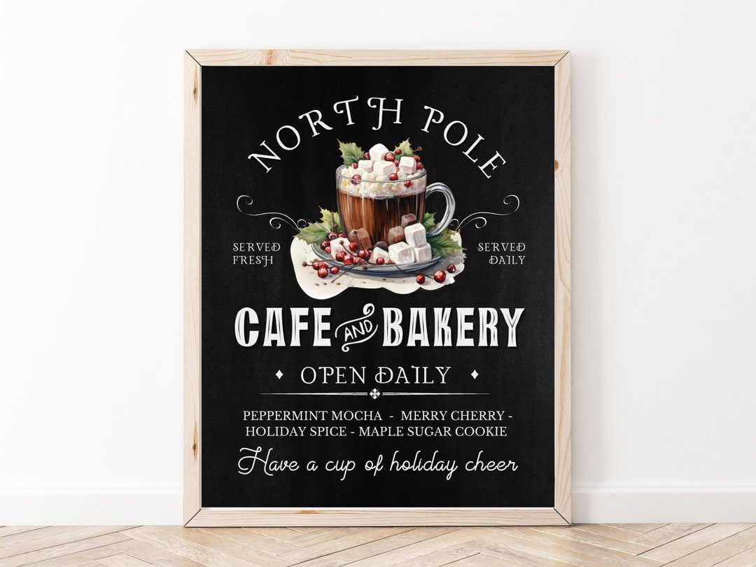 Hot Cocoa Bar Sign | Christmas Coffee Bar Sign | Hot Chocolate Bar ...