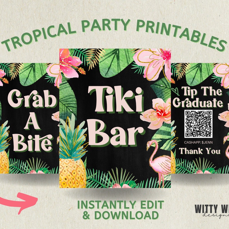 Tropical Luau - Etsy