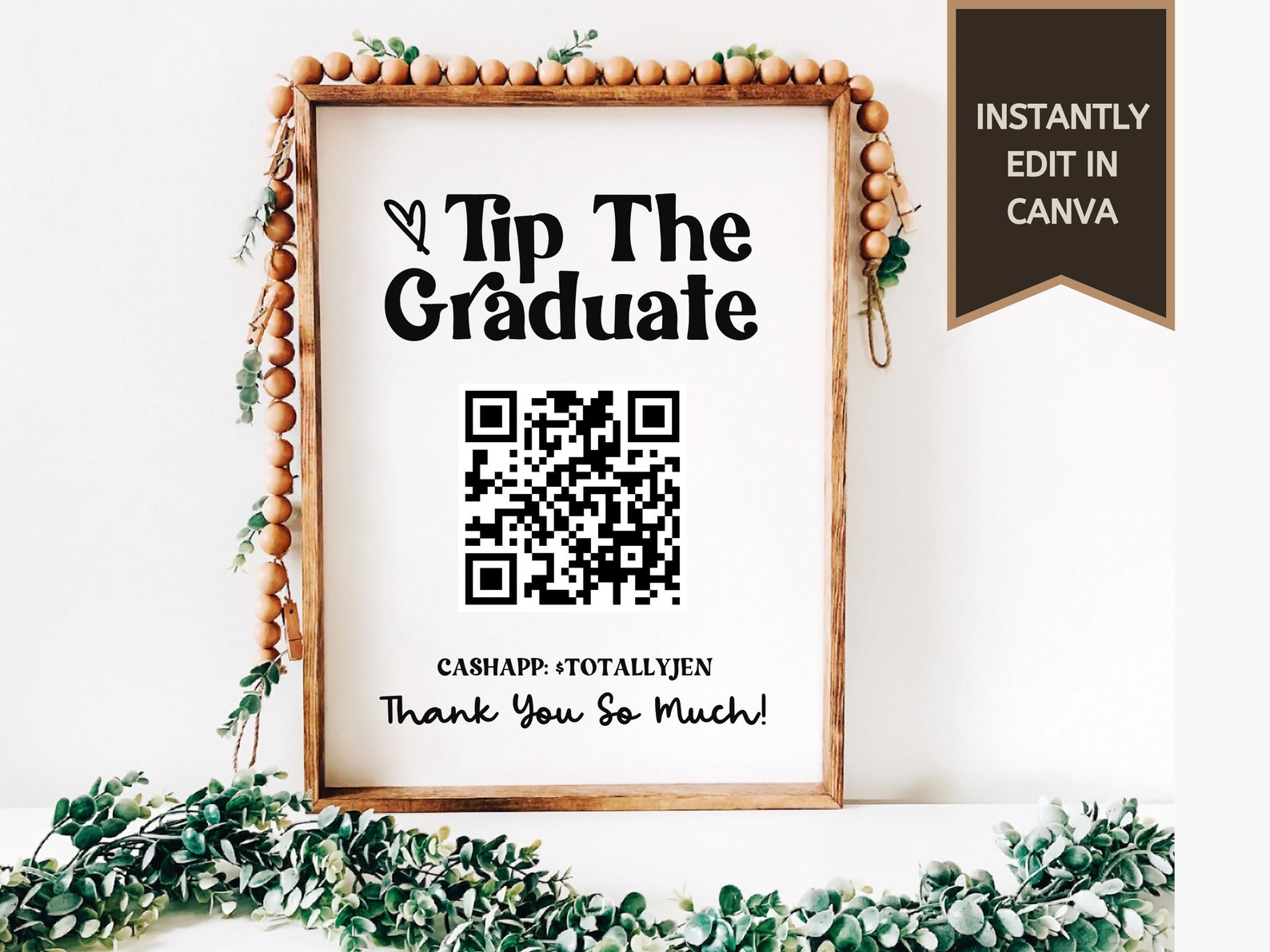Graduation Gift Sign Graduation Gift Sign QR Code Sign - Etsy