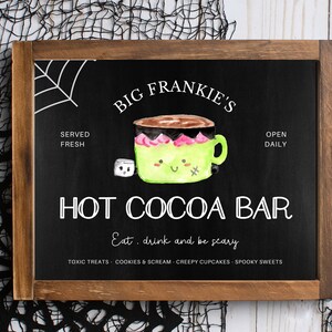 Halloween Printable Sign Spooky Decor Halloween Coffee Bar | Etsy