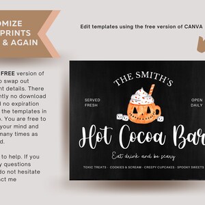 Halloween Coffee Bar Sign | All Hallows Eve Decor | Halloween Wall Art ...