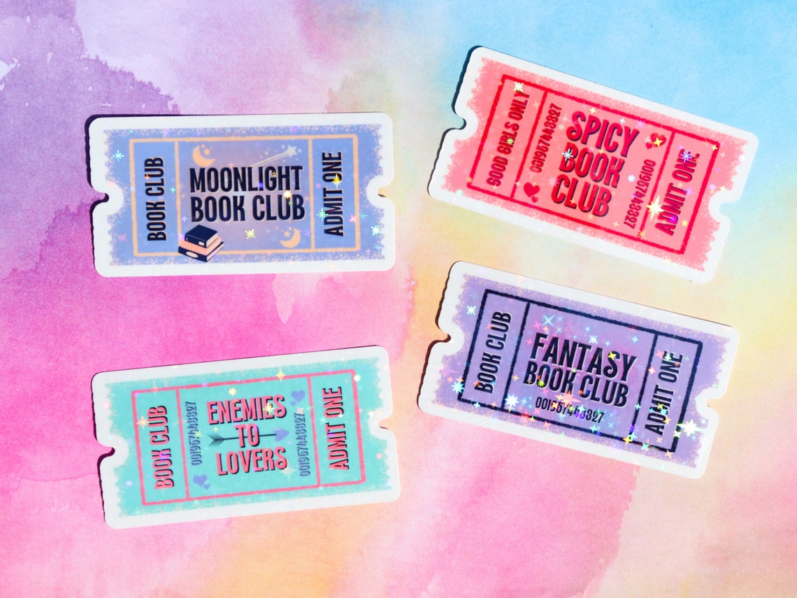 Spicy Book Club Sticker | Bookish Stickers | Stickers for Kindle | Book ...