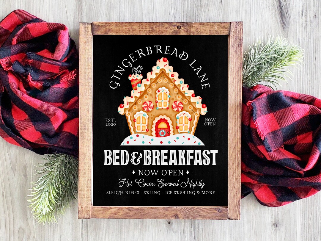 Chistmas Coffee Bar Sign | Gingerbread Decor | Hot Cocoa Sign ...