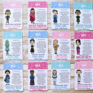 Women's History Month Printable Flashcards | Homeschool Curriculum ...