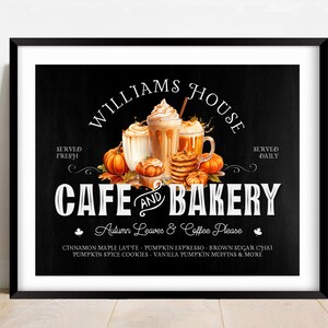 Pumpkin Coffee Bar Sign | Hot Cocoa Sign | Pumpkin Spice Latte | Fall ...