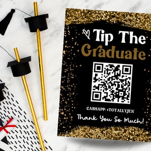 Graduation Party Sign Graduation Gift Sign QR Code Sign - Etsy