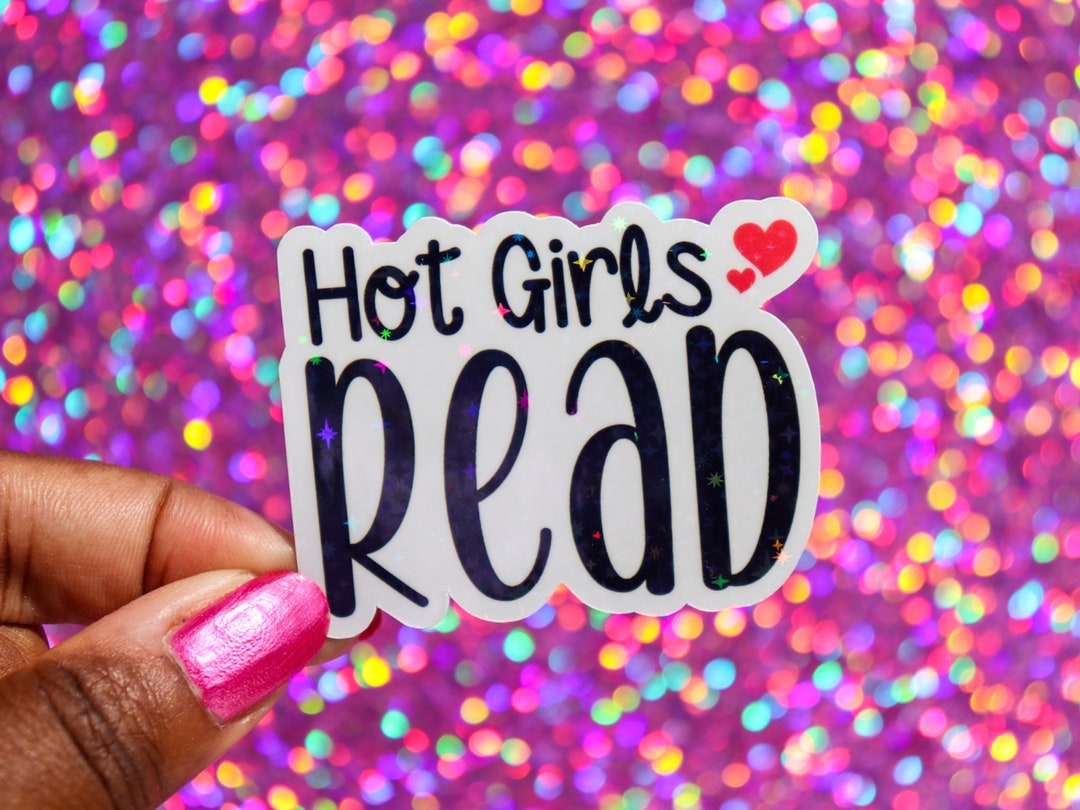 Bookish Stickers | Reading Stickers for Kindle | Hot Girls Read | Book ...