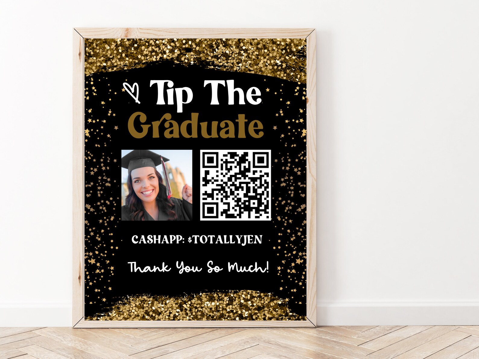 Graduation Party Sign Graduation Gift Sign QR Code Sign - Etsy