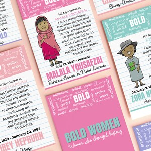 Women's History Month Printable Flashcards | Homeschool Curriculum ...
