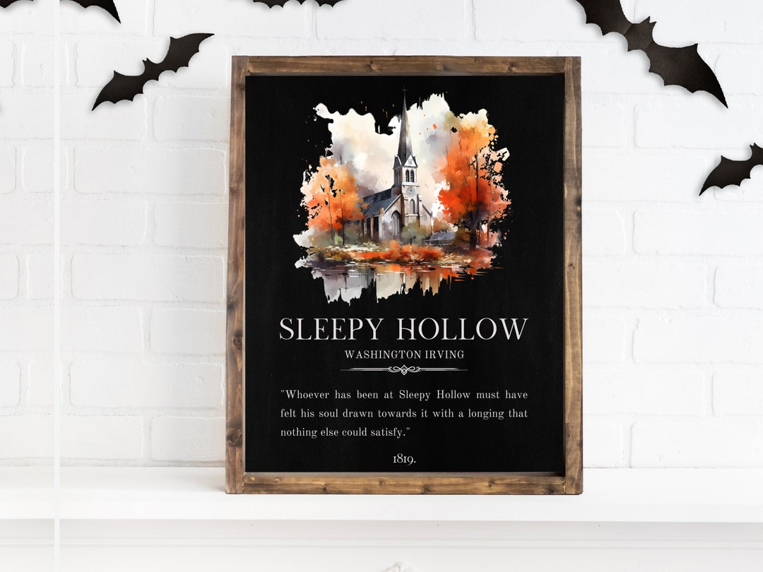The Legend of Sleepy Hollow | Halloween Book Page Print | Printable ...