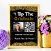 Graduation Party Sign Graduation Gift Sign QR Code Sign Tip the ...