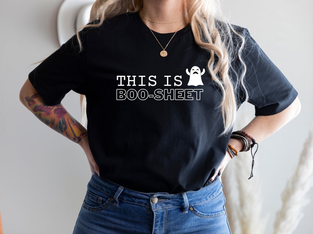 This is Boo-sheet T-shirt | Funny Halloween Shirt | Cute Halloween ...