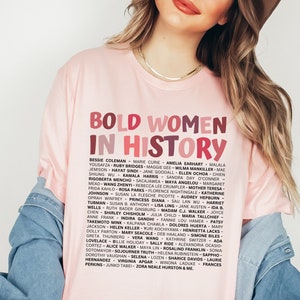 Women's History Month Shirt | Bold Women in History Tee | History ...