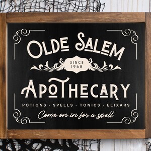 Halloween Apothecary Sign | Halloween Printable | Vintage Halloween ...