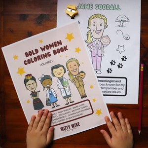 Women in History Flash Cards and Coloring Pages Bundle | Women's ...