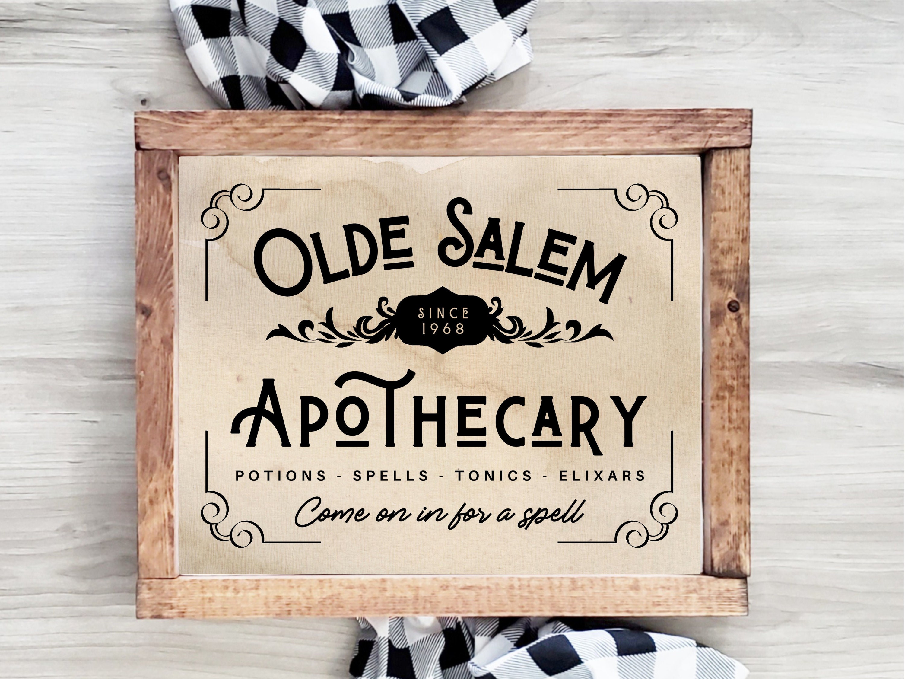 Halloween Apothecary Sign Halloween Printable Vintage - Etsy