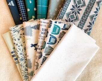 Snow Day Fabric Fun at the Park on A Snow Day small by - Etsy