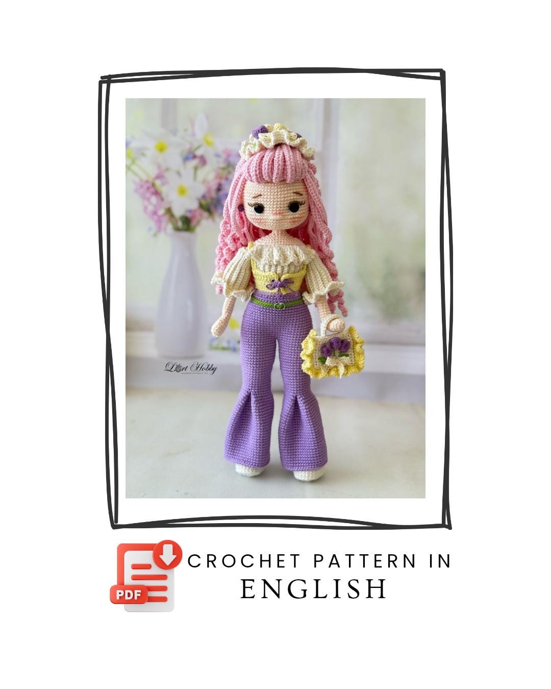 Lydia Doll Only Tulip Costume Pdf PATTERN TUTORİAL ENGLİSH - Etsy